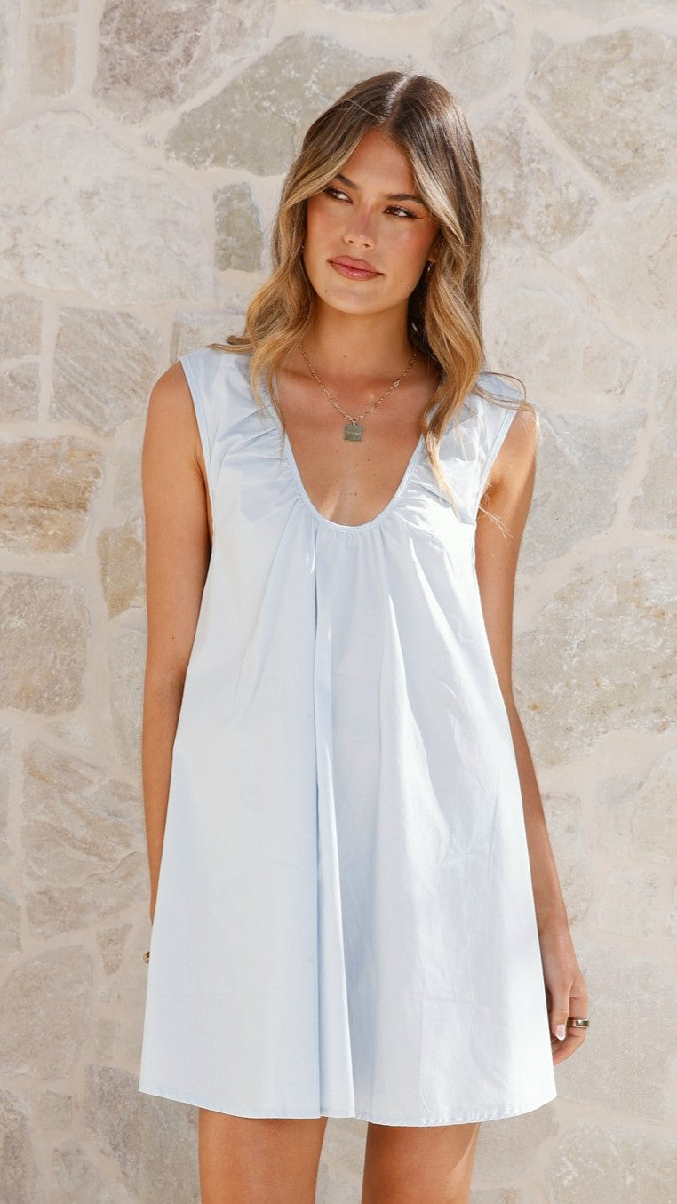 Vanessa Mini Dress - Blue - Buy Women's Mini Dresses - Billy J