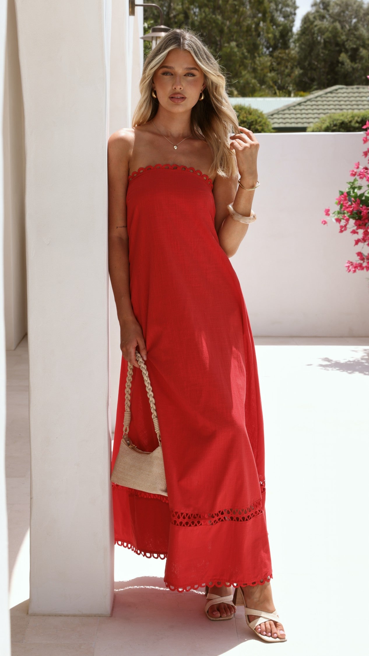 Sandra Maxi Dress - Red - Buy Women's Dresses - Billy J