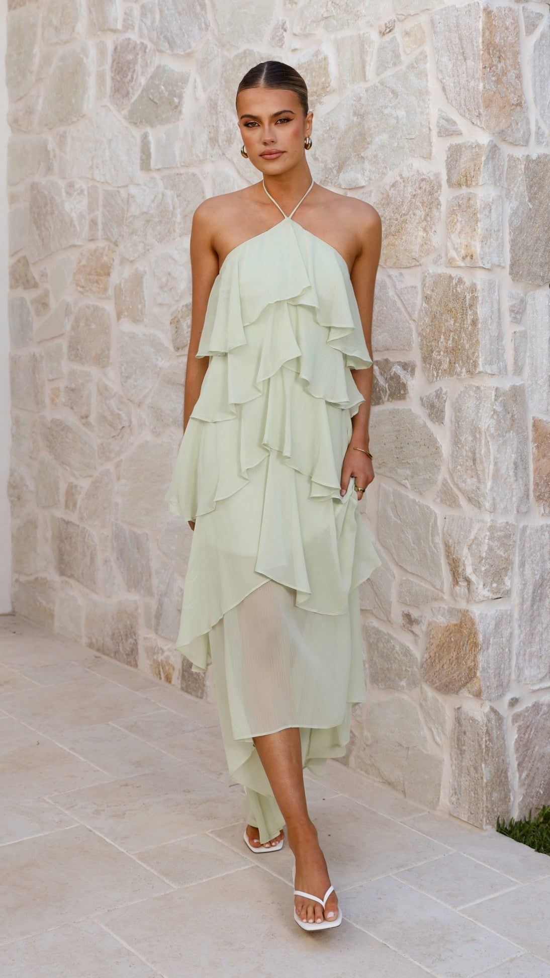 Soho Maxi Dress - Sage - Buy Women's Maxi Dresses - Billy J
