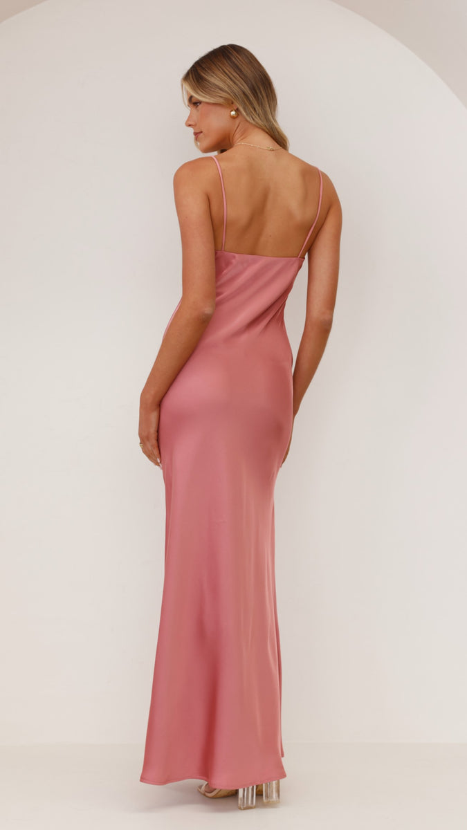 Ziah Maxi Dress - Baked Rose - Buy Women's Dresses - Billy J