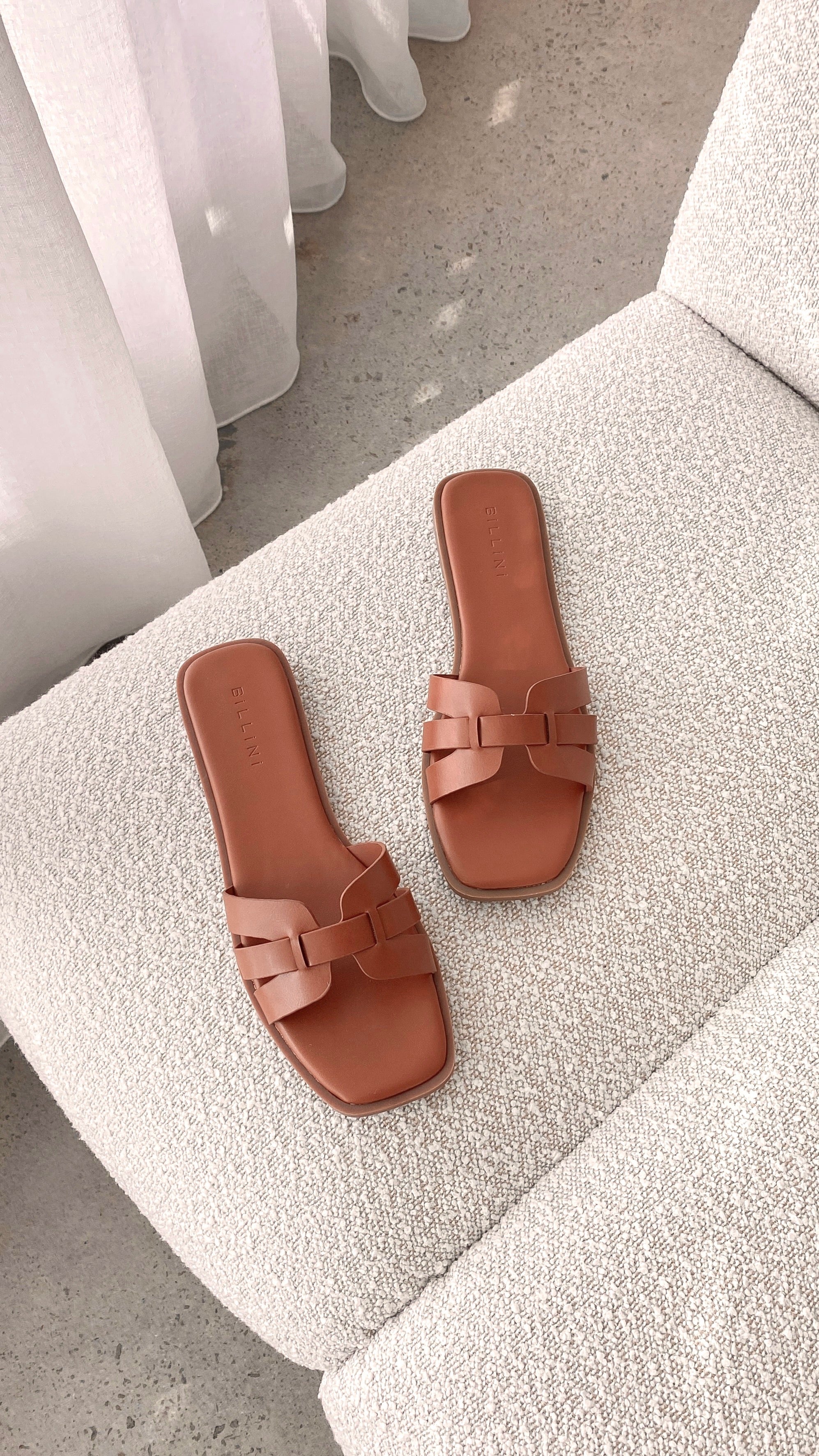 Gretal Slide - Tan - Buy Women's Shoes - Billy J
