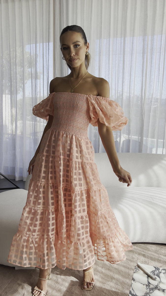 Deemi Maxi Dress - Peach - Buy Women's Dresses - Billy J