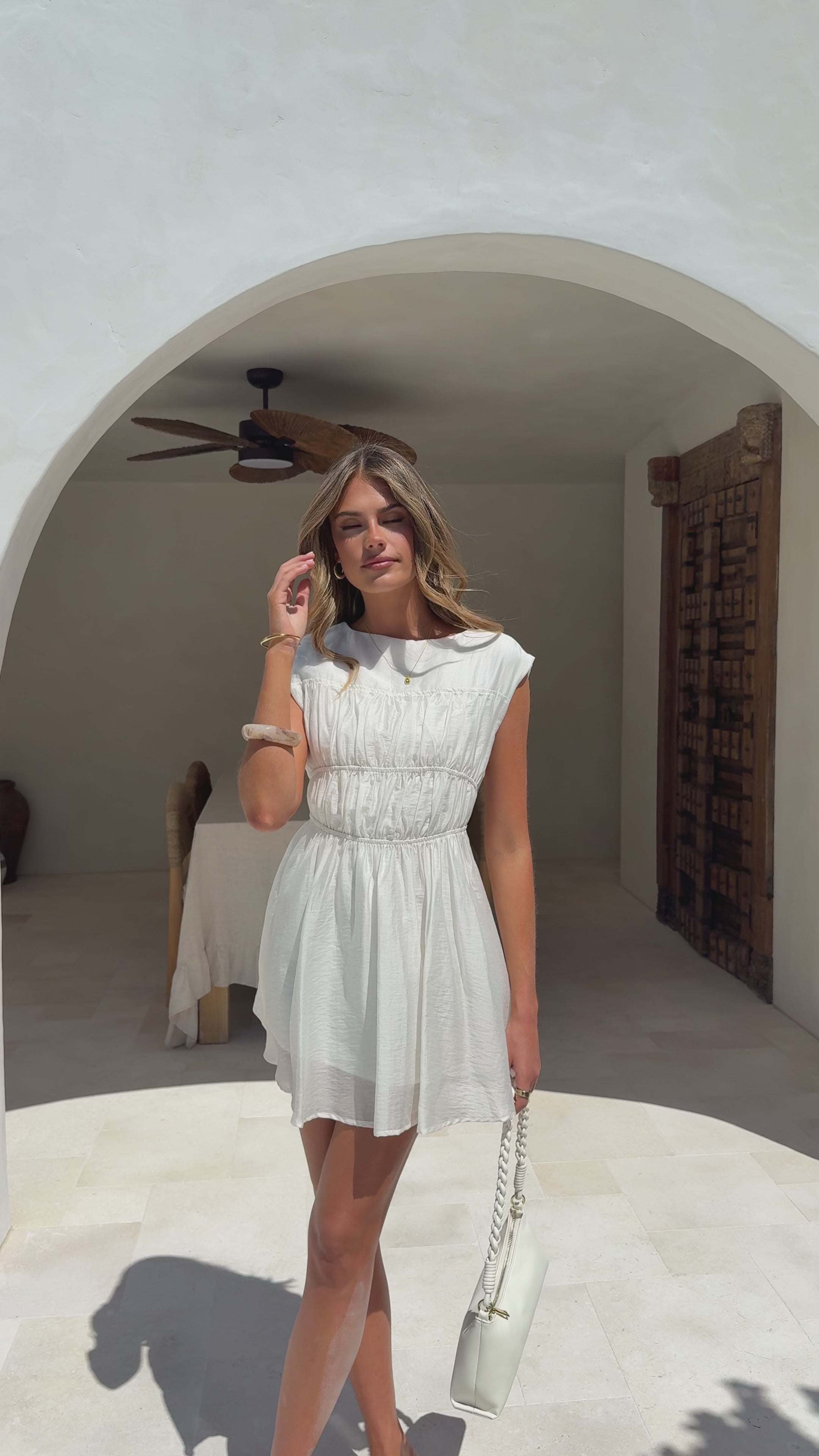 Masha Mini Dress - White - Buy Women's Dresses - Billy J