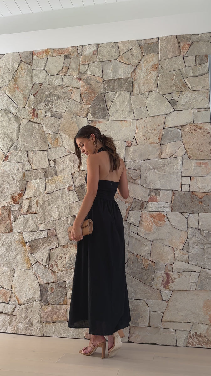 Caden Maxi Dress - Black - Buy Women's Dresses - Billy J