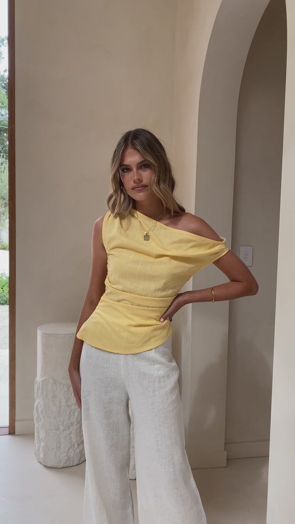 Nala Top - Yellow - Buy Women's Tops - Billy J