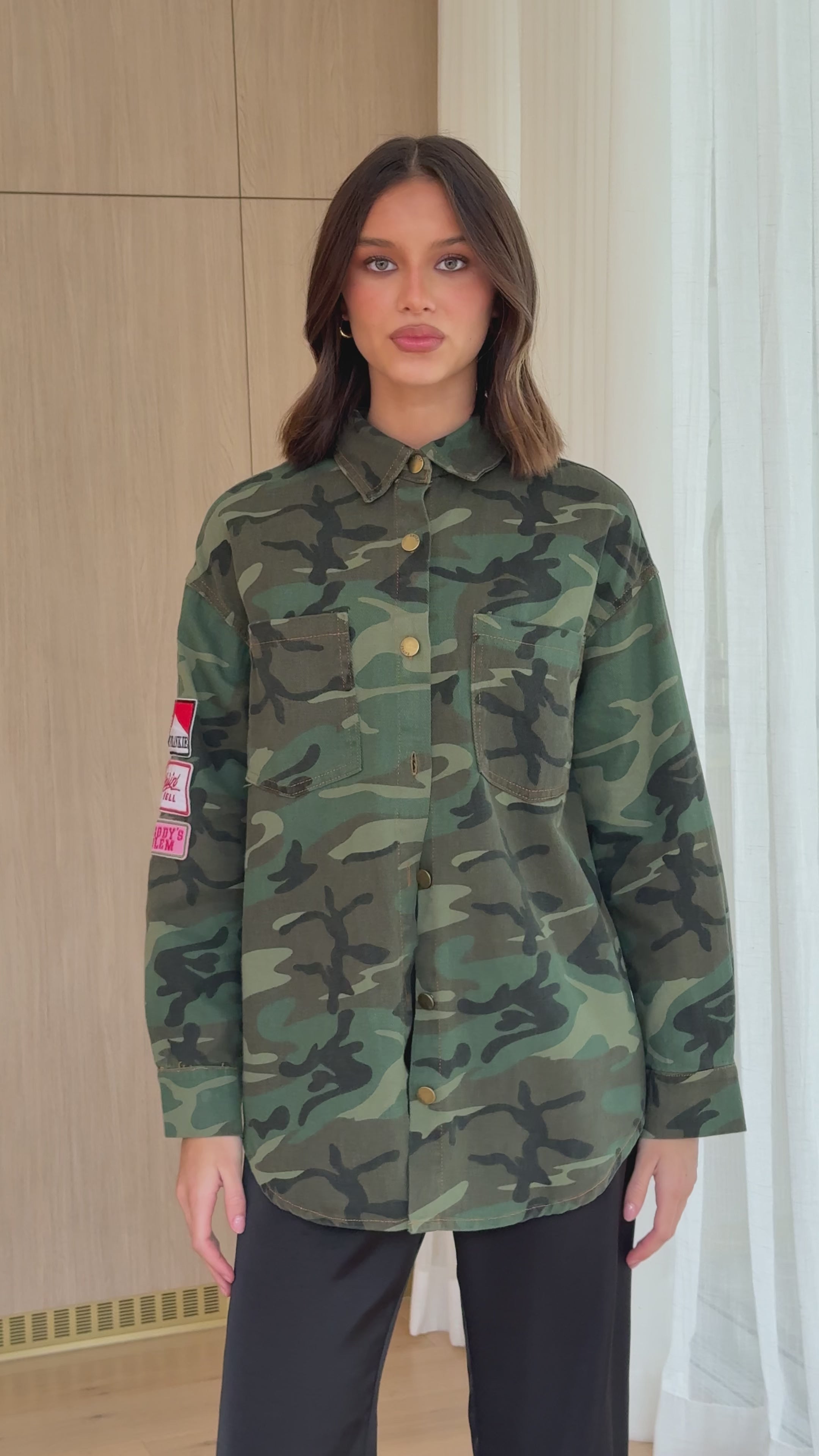 Kennedy Jacket - Green Camo - Buy Women's Jackets - Billy J
