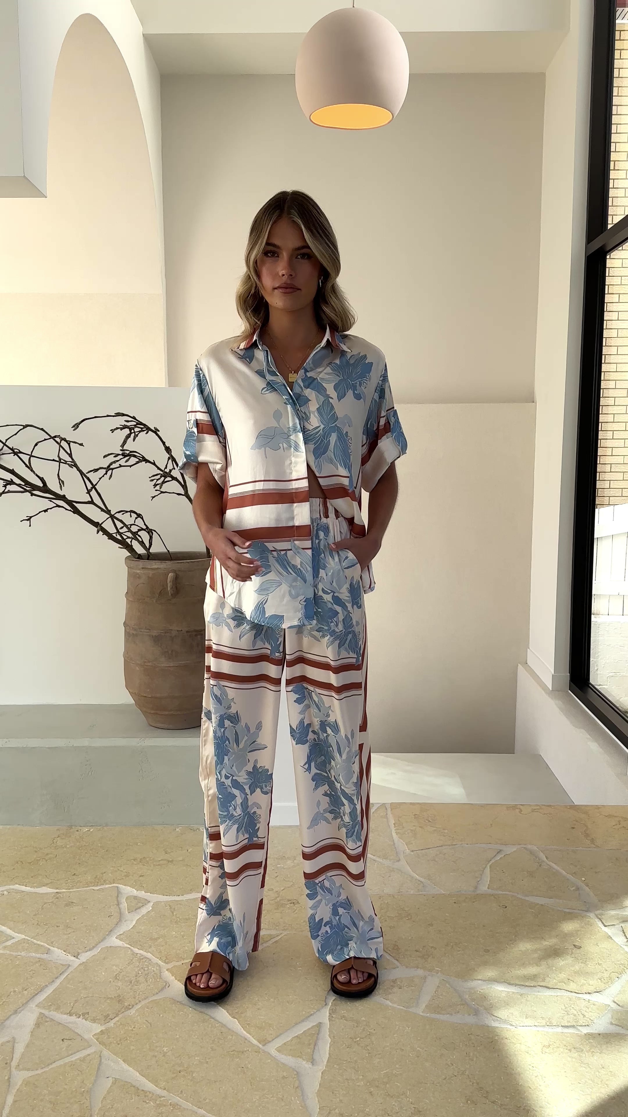 Valene Pants - Amore Print - Buy Women's Pants - Billy J