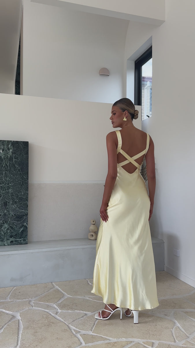 Andie Maxi Dress - Yellow - Buy Women's Dresses - Billy J