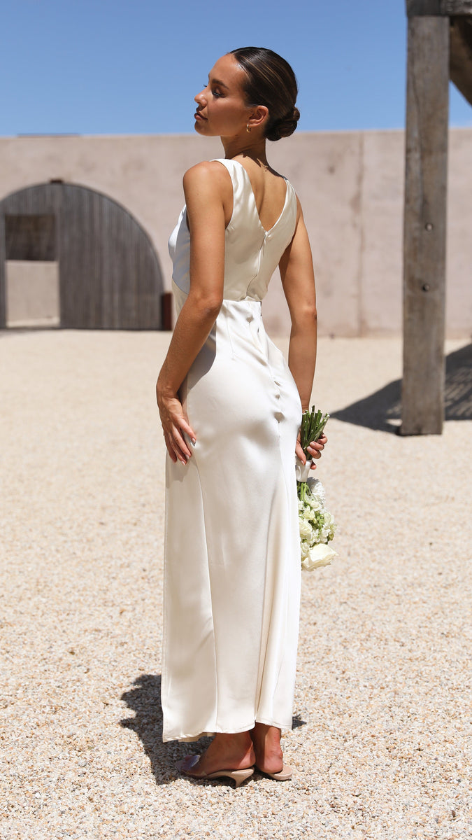 Taylor Maxi Dress - Ivory - Buy Women's Dresses - Billy J